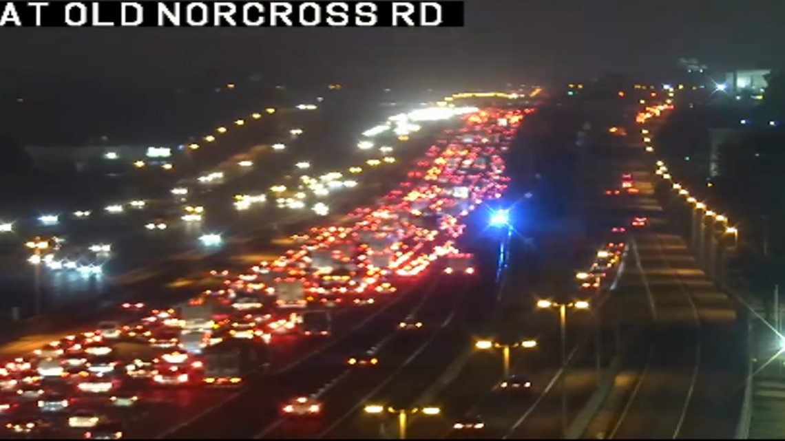Atlanta traffic issues Friday on I 85 South I 20 East | 11alive.com