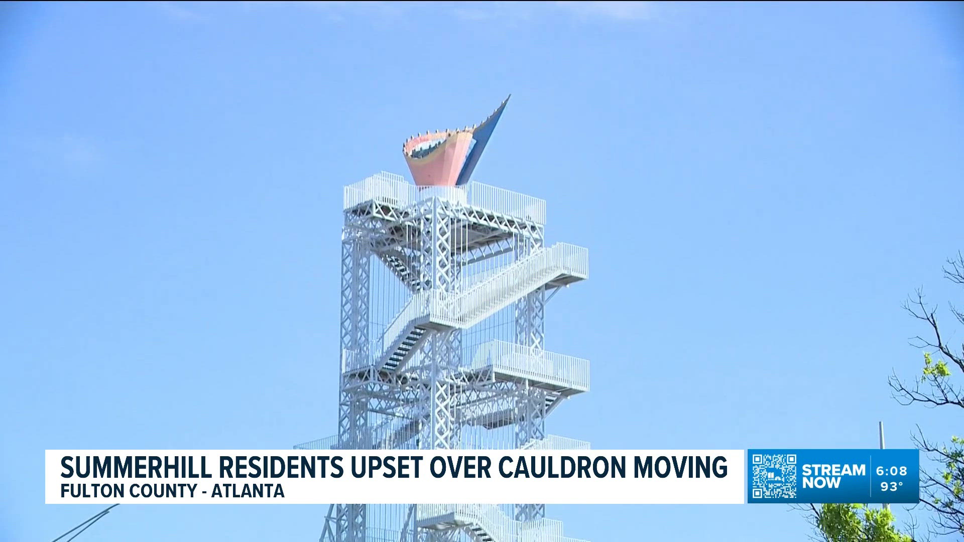 Summerhill residents upset over 1996 Olympic cauldron moving to ...