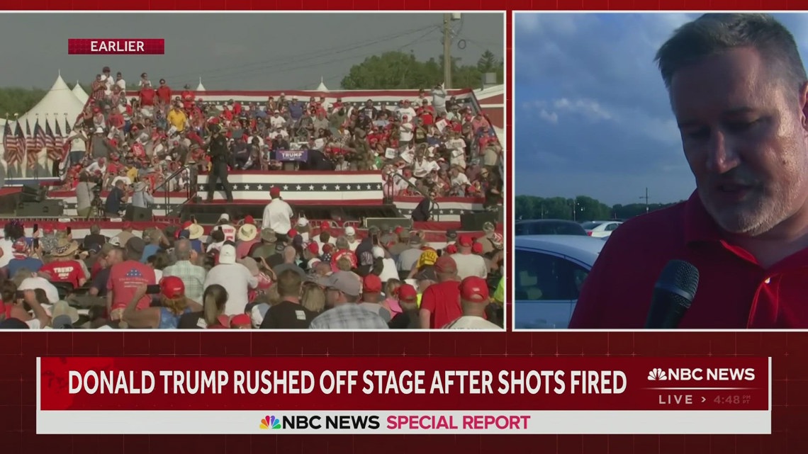 Man describes aftermath of Trump rally shooting | Spectator killed ...