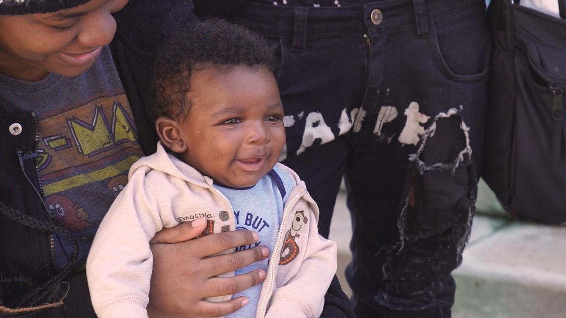 They were homeless, then had a baby. Then Grandma tracked them down ...