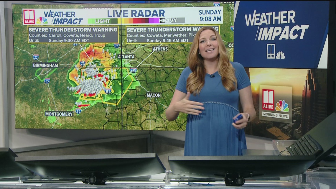 Georgia weather update | Metro Atlanta in Severe Thunderstorm Watch ...