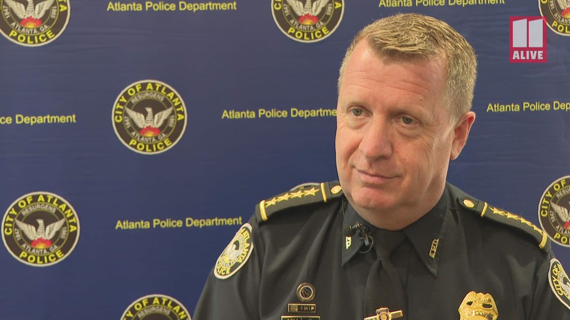 Swearing-in ceremony for APD Chief Darin Schierbaum | 11alive.com