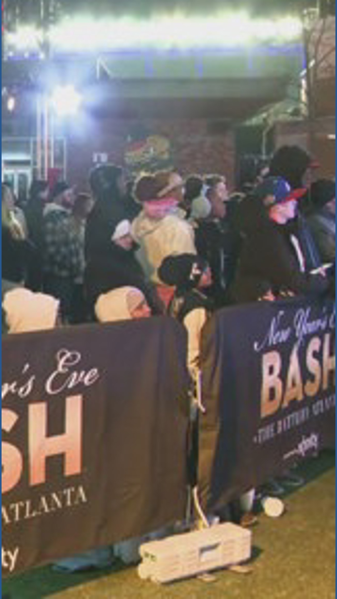 Crowd gathers at The Battery on New Year's Eve | 11alive.com