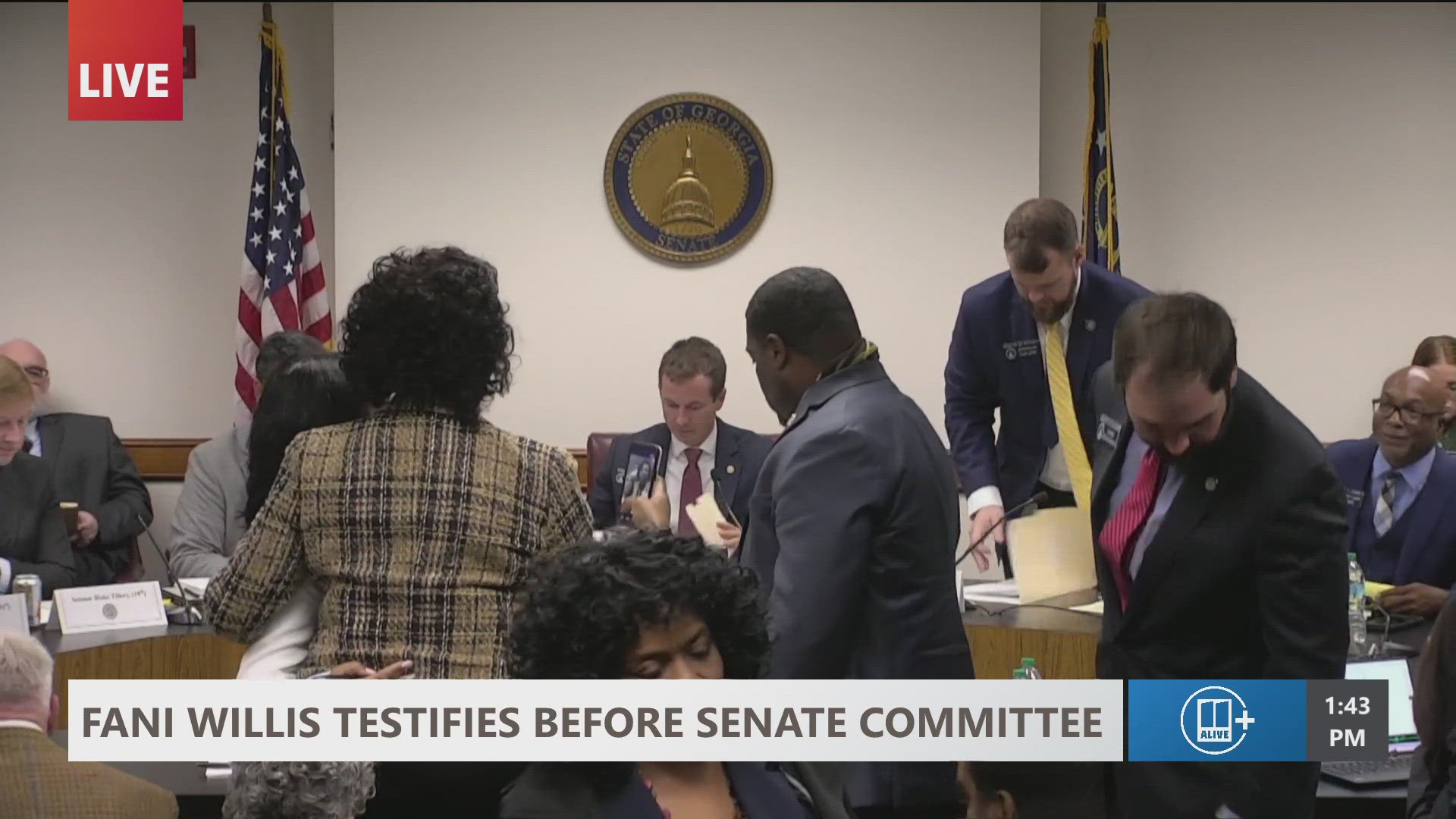 'Keep threatning me' Fani Willis testifies before Senate committee on ...