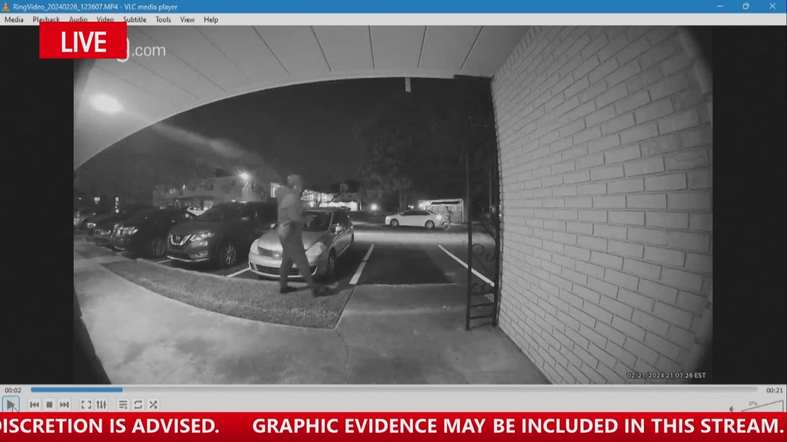 Ring camera video, photos presented in court of Jose Ibarra | Laken ...