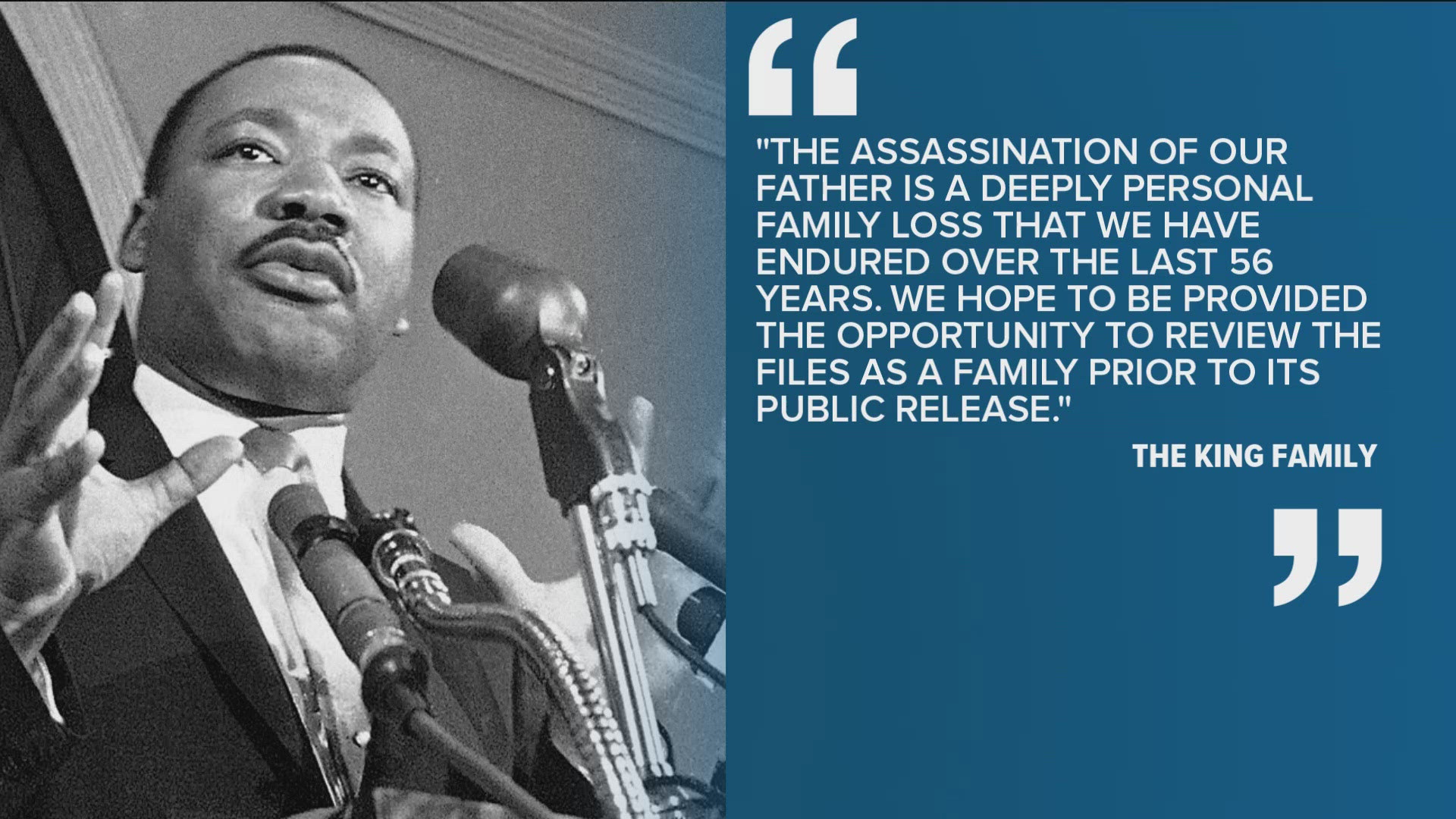 King family issues statement after Trump orders declassification of MLK ...