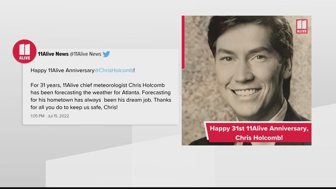 Happy 31st 11Alive Anniversary, Chris Holcomb! | 11alive.com