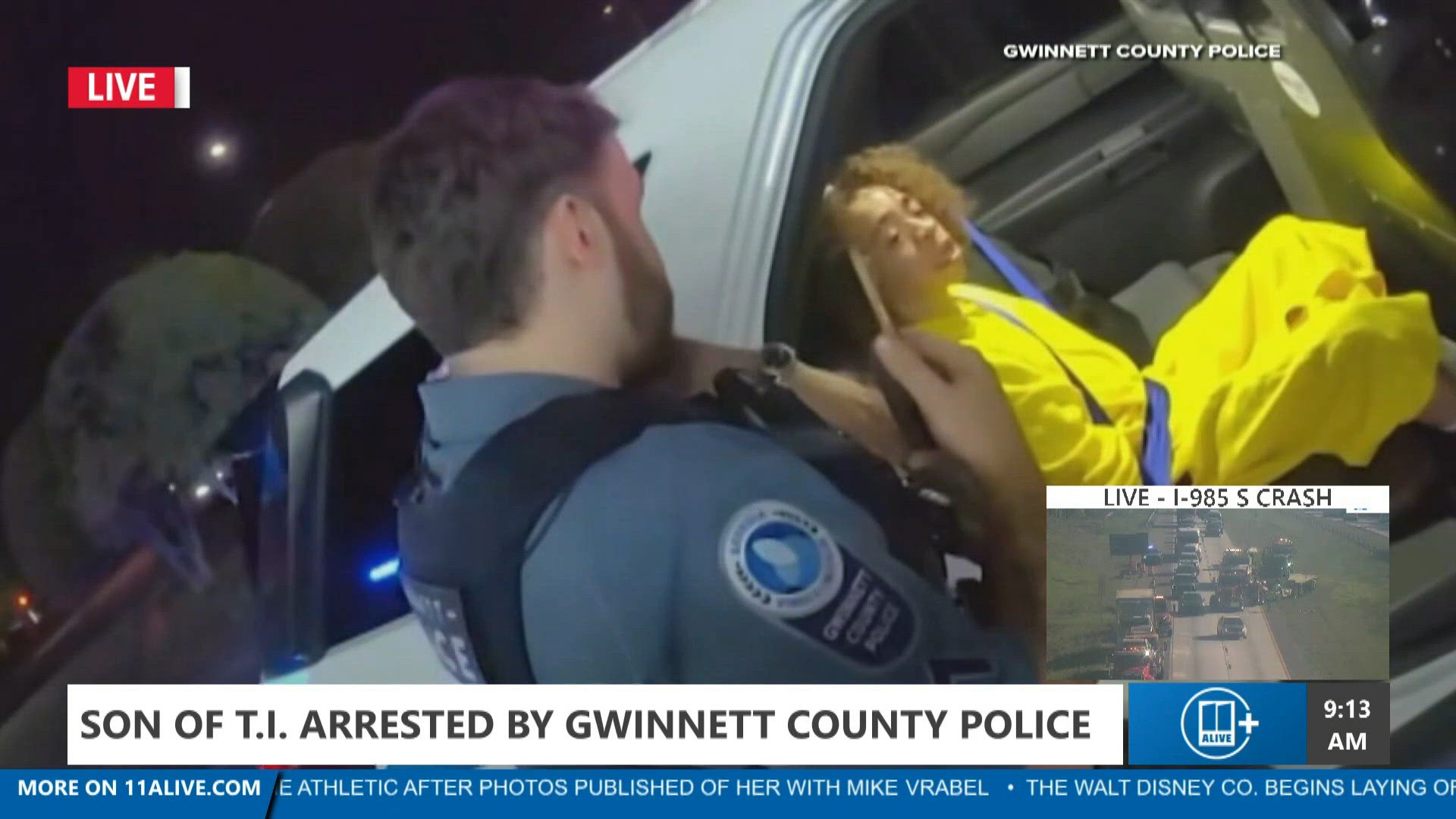 Bodycam shows arrest of T.I.’s son King Harris | 11alive.com