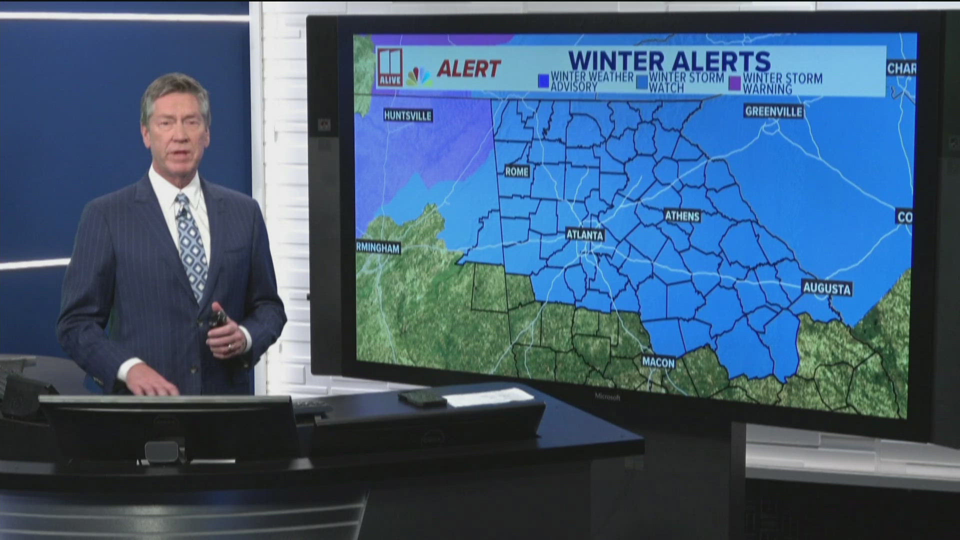 Georgia winter weather updates Thursday: Winter Storm Watch expands ...