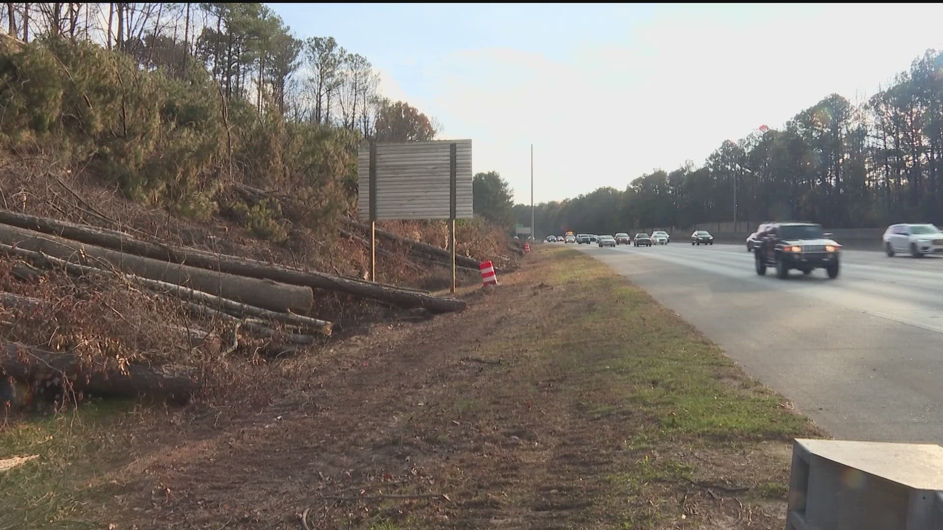 Tree clearing signals start of massive $4.6 billion Georgia 400 ...
