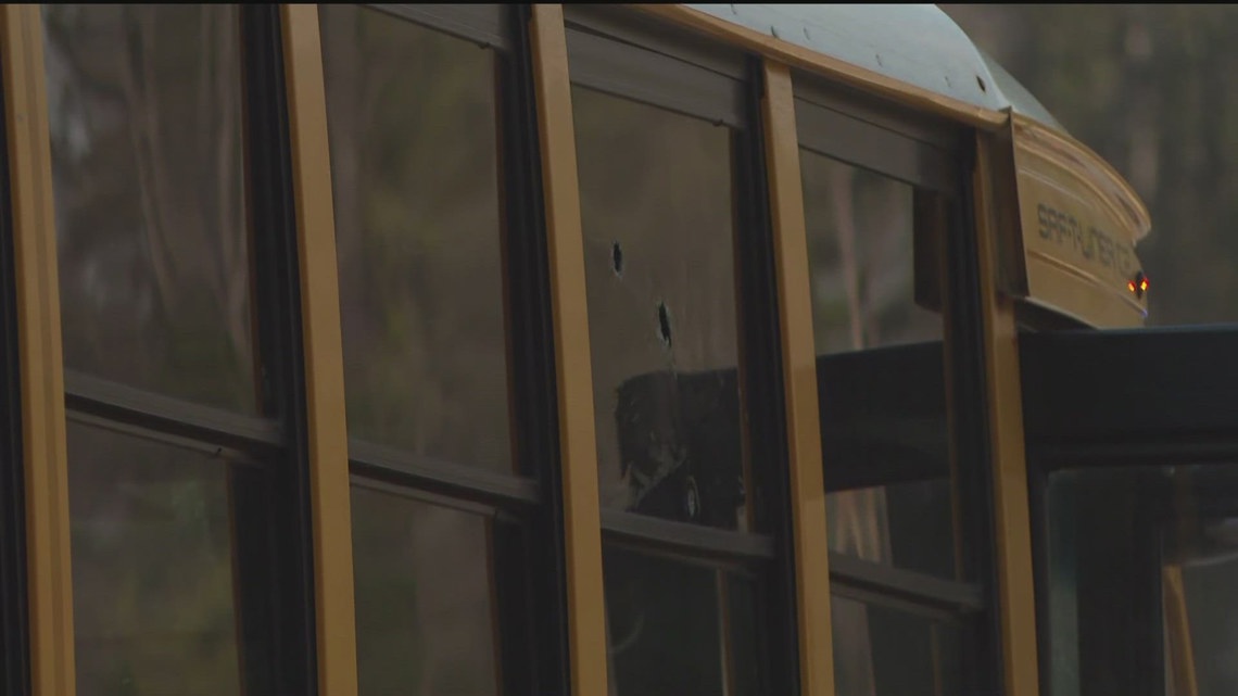 Stray bullet hits school bus | What we know | 11alive.com