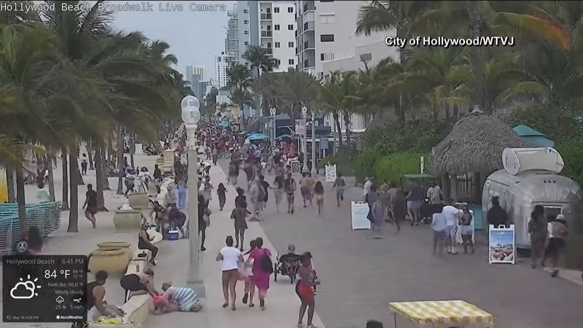 9 people, including a 1-year-old, hurt after gunfire erupts along ...