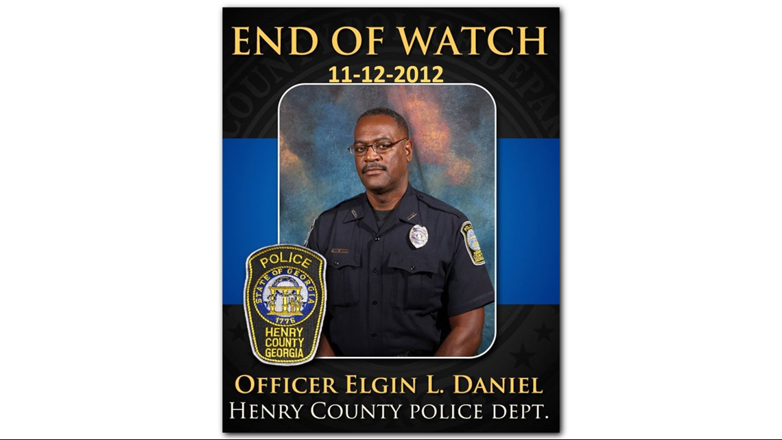 Henry County Police honors memory of Officer Elgin L. Daniel | 11alive.com