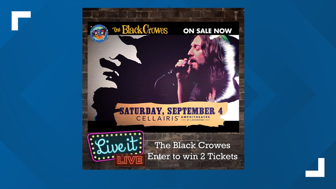 Enter to win 2 tickets to see The Black Crowes! | 11alive.com