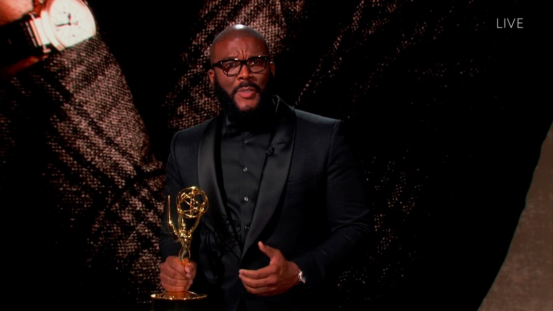 Tyler Perry delivers emotional speech during Primetime Emmys | 11alive.com