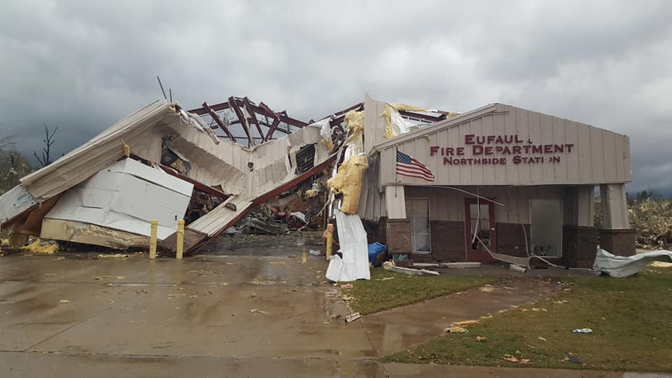 Fire station destroyed in deadly storm | 11alive.com