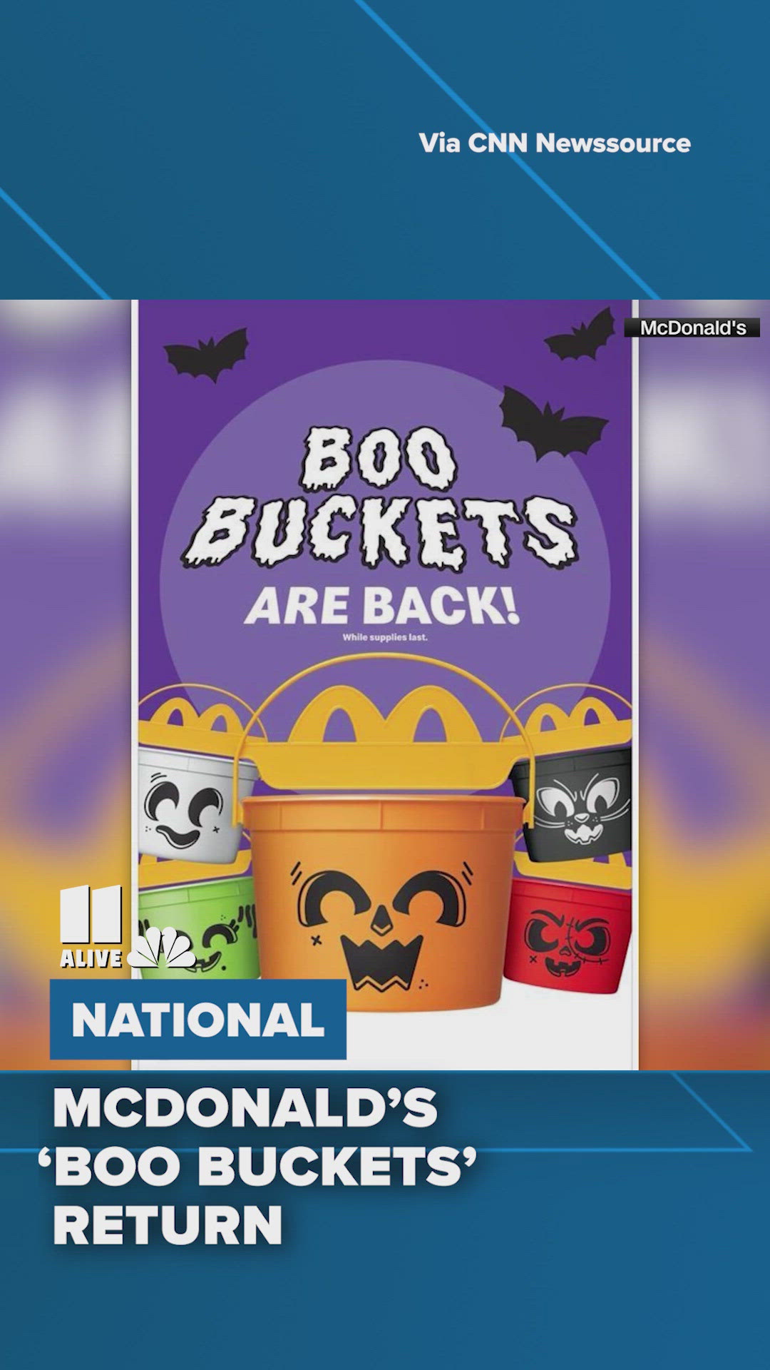 McDonald's Brings Back 'Boo Buckets' | 11alive.com