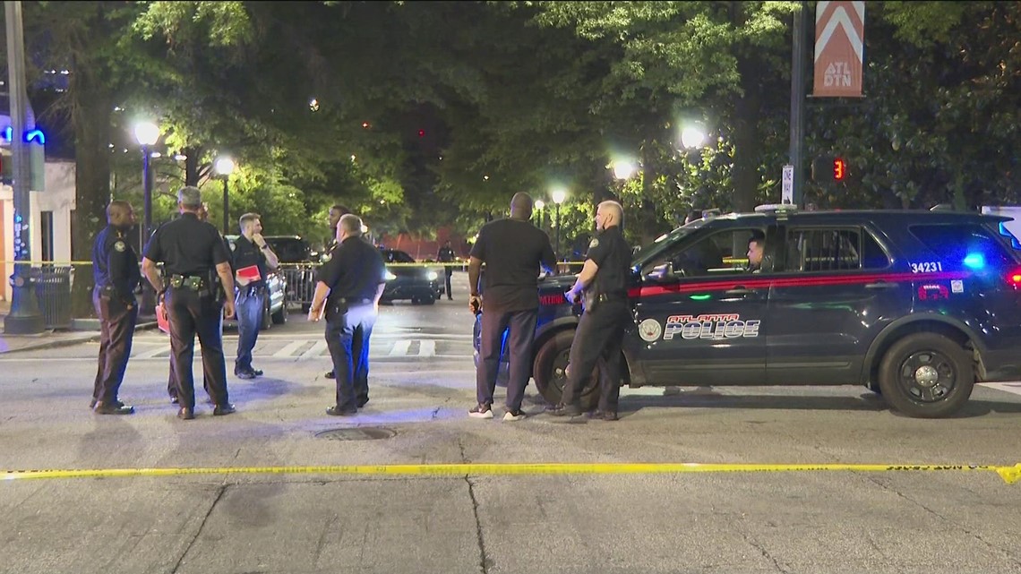 Atlanta Police officer shot in arm while working security, authorities ...