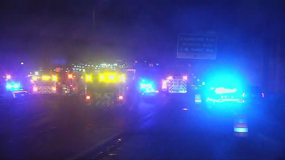 Traffic accident on I-75 northbound in downtown Atlanta | 11alive.com