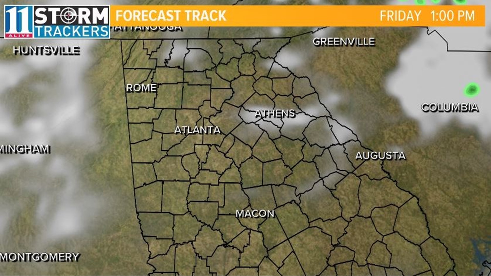 Timeline | Potential for hail, gusty winds headed for metro Atlanta ...