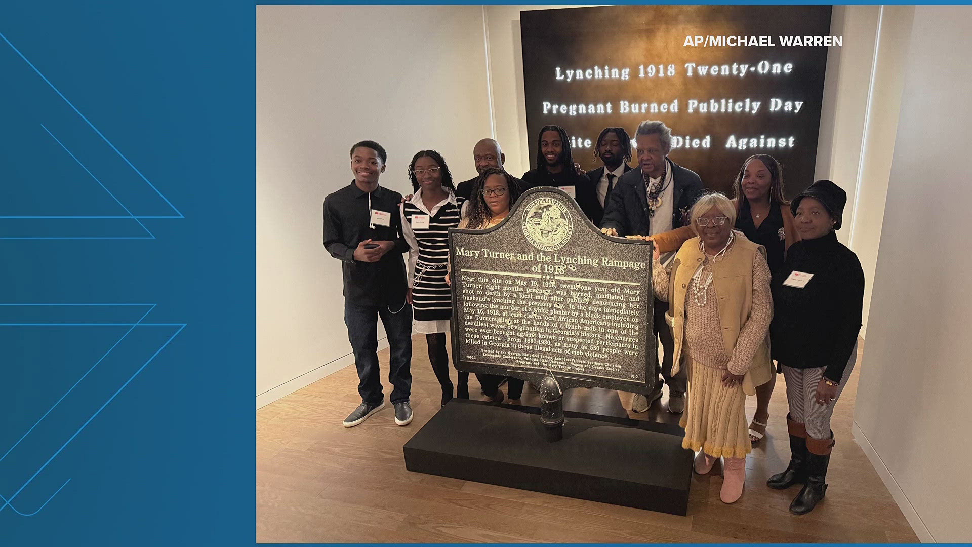 Historical marker for 1918 south Georgia lynching, shot multiple times ...