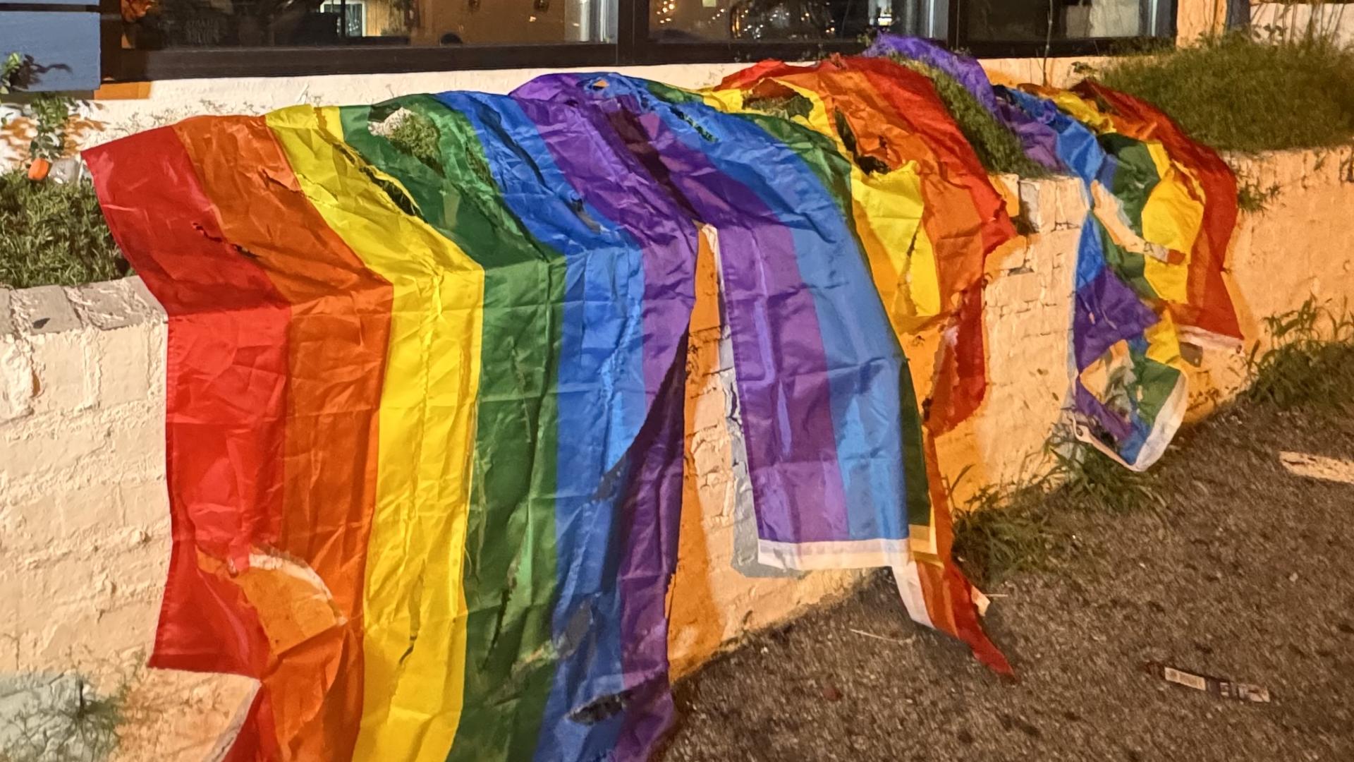 Pride flag slashing surveillance video released by Atlanta Police ...