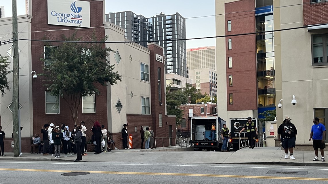 Photos | Fire at GSU's Patton Hall Dorms | 11alive.com