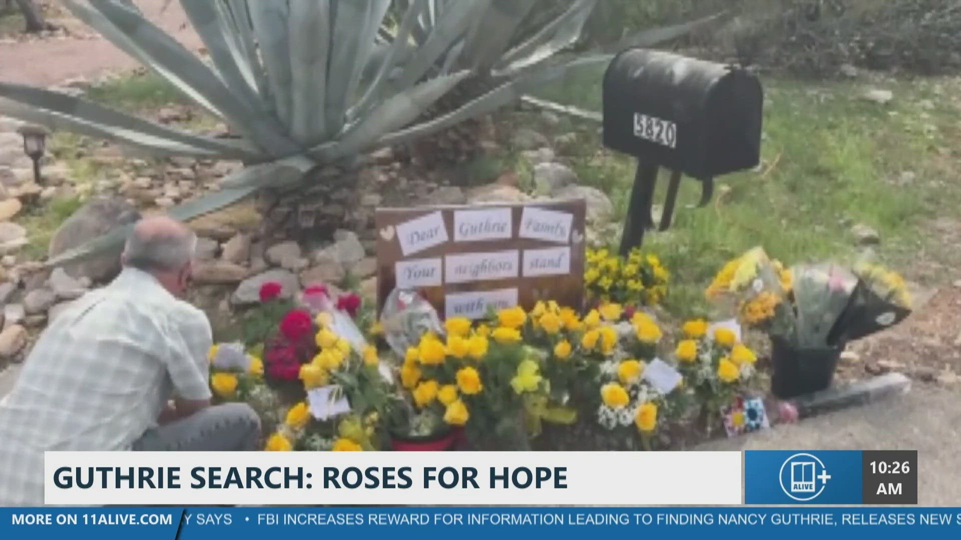 Guthrie search: Flowers offer hope | 11alive.com
