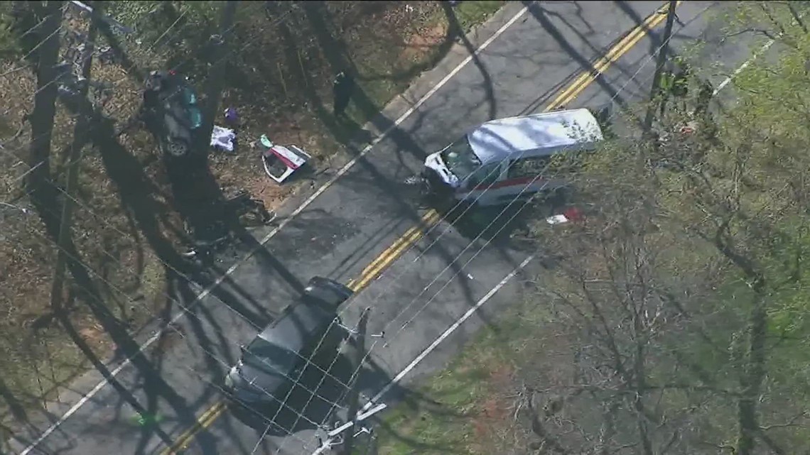 Crash involving ambulance, SUV kills two people | 11alive.com