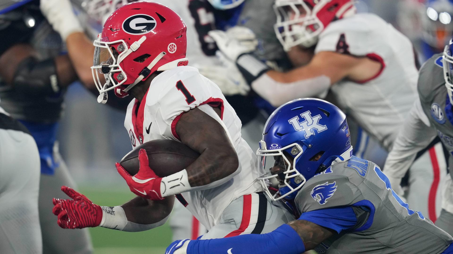 Georgia ranking drops in AP top 25 | 11alive.com