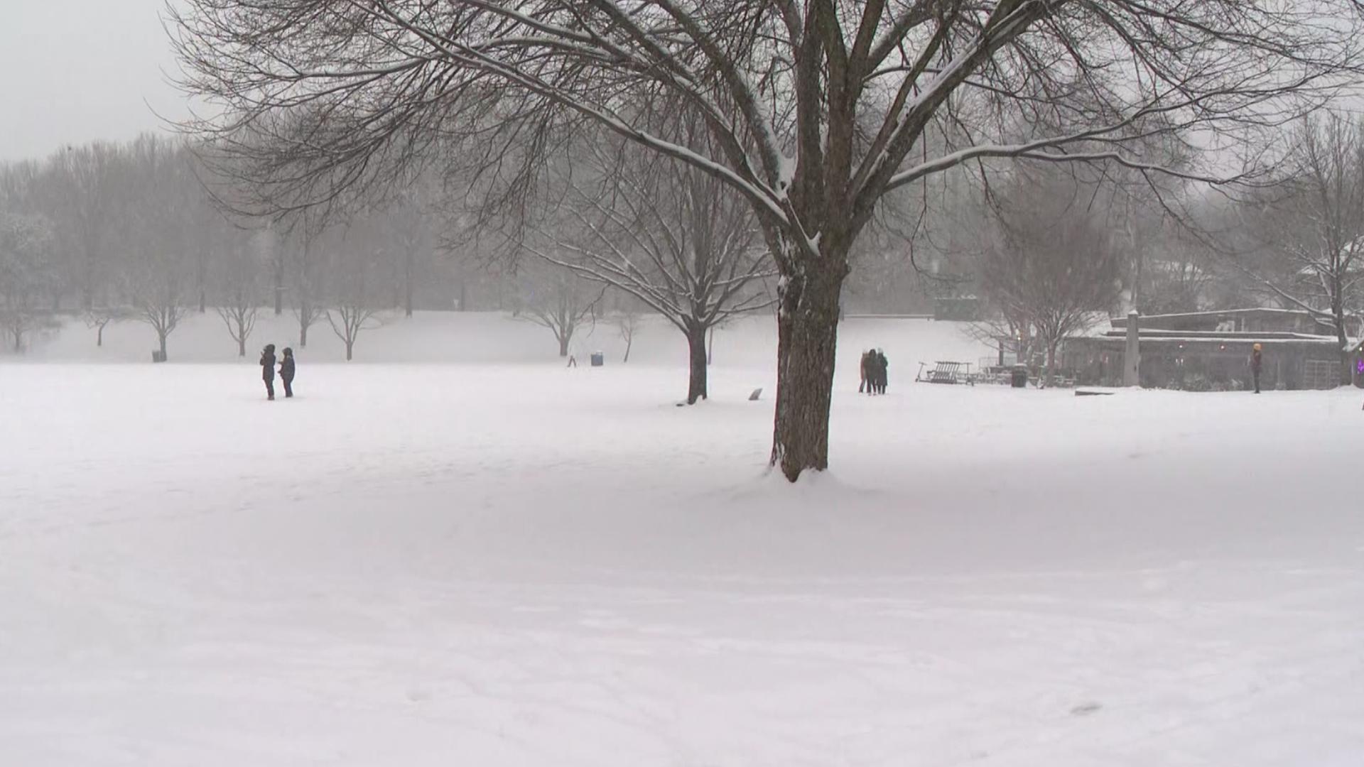 Photos: Winter storm transforms metro Atlanta into a snowy scene ...