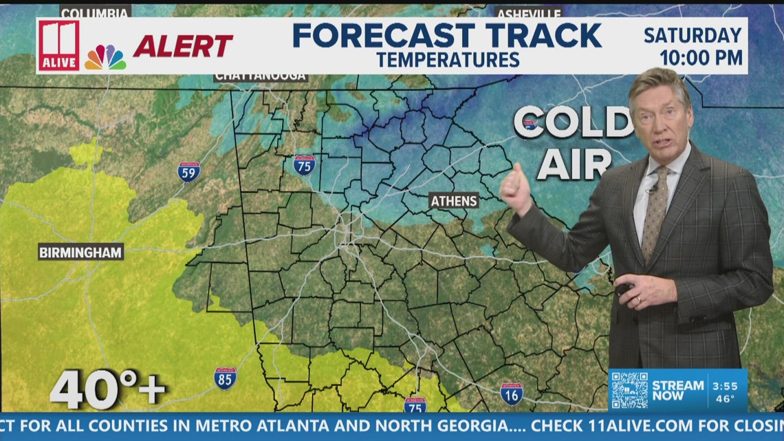 What to expect from winter weather entering north Georgia | 11alive.com