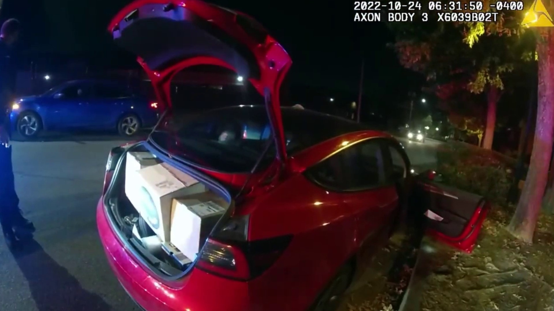 Video: Amazon package thieves caught in Atlanta driving Tesla | 11alive.com