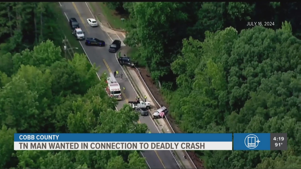 Tennessee man wanted in connection to deadly Cobb County crash ...