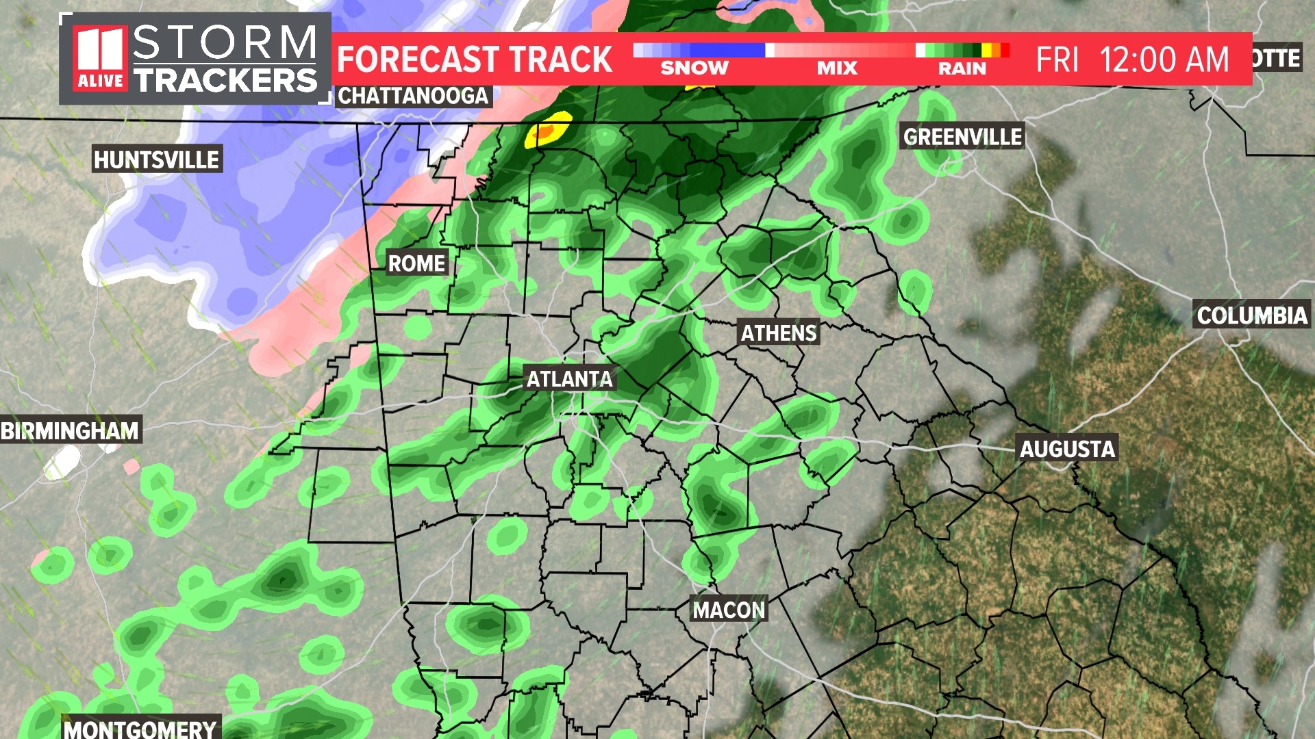 Temps in teens, cold air set to hit north Georgia before holidays ...