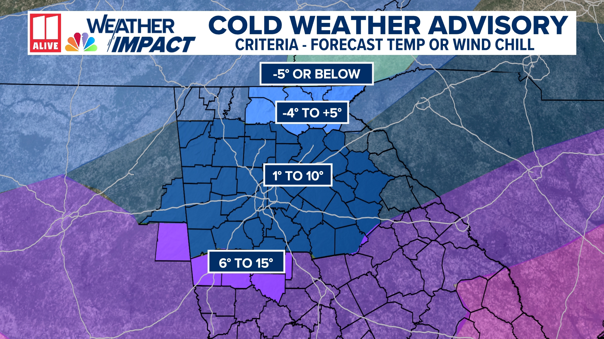 Cold weather alerts in Georgia | New state message system | 11alive.com
