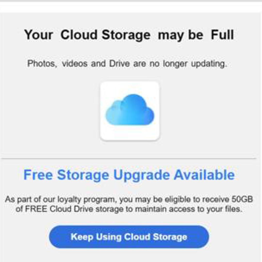 Cyber experts warn of spike in fake storage alerts aimed at stealing ...