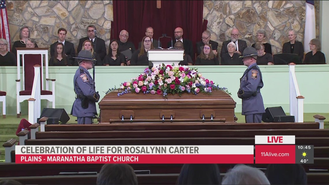 Hundreds expected to pack into church for Rosalynn Carter's funeral ...