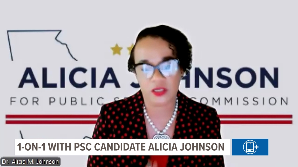 1-on-1 with PSC candidate Alicia Johnson | Full interview | 11alive.com