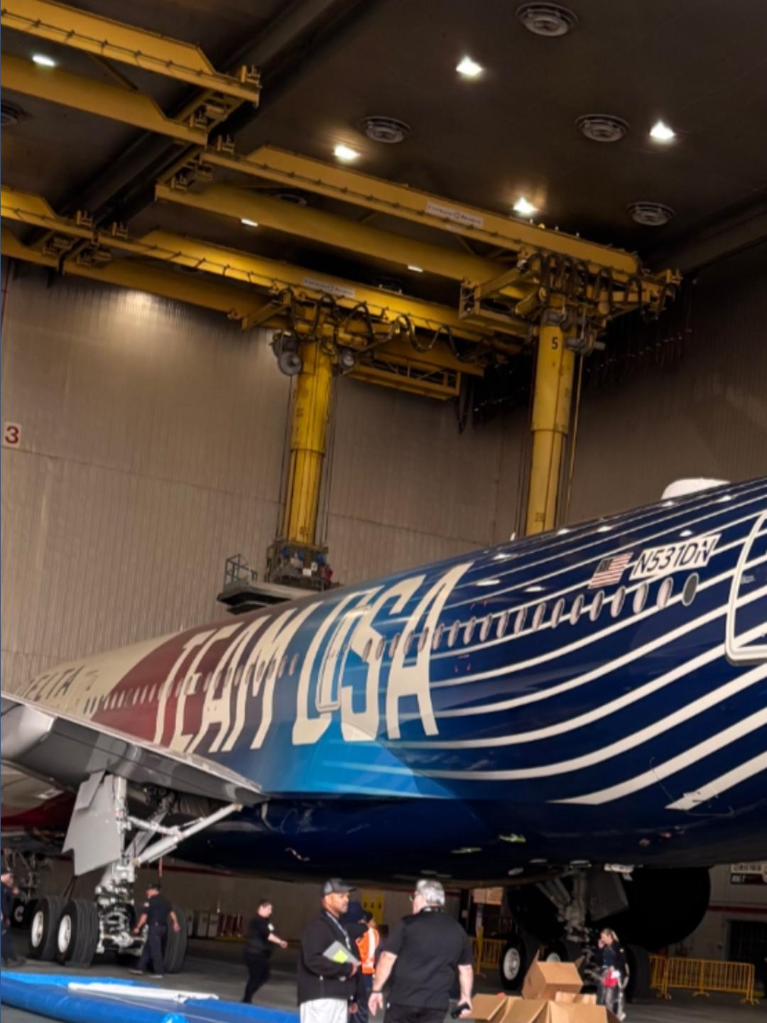 Delta shows off Team USA plane ahead of Winter Olympics | 11alive.com