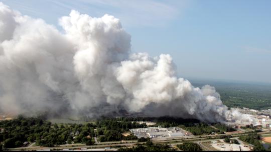 BioLab chemical fire in Conyers: Images, videos show dark smoke ...