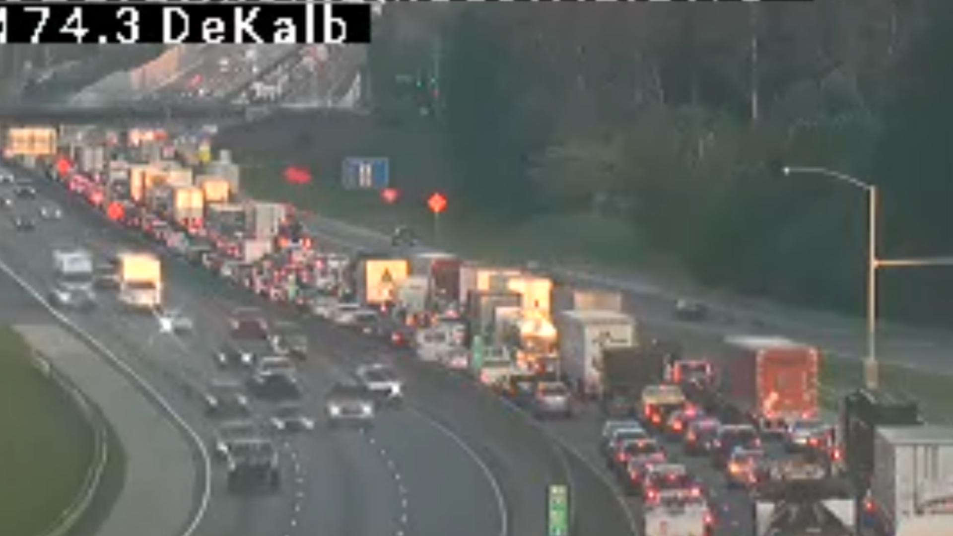 I 20 traffic in DeKalb County at Panola Road | 11alive.com