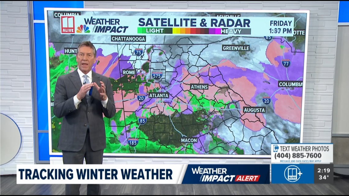 Tracking winter weather | Sleet, freezing rain moving in to Metro area ...