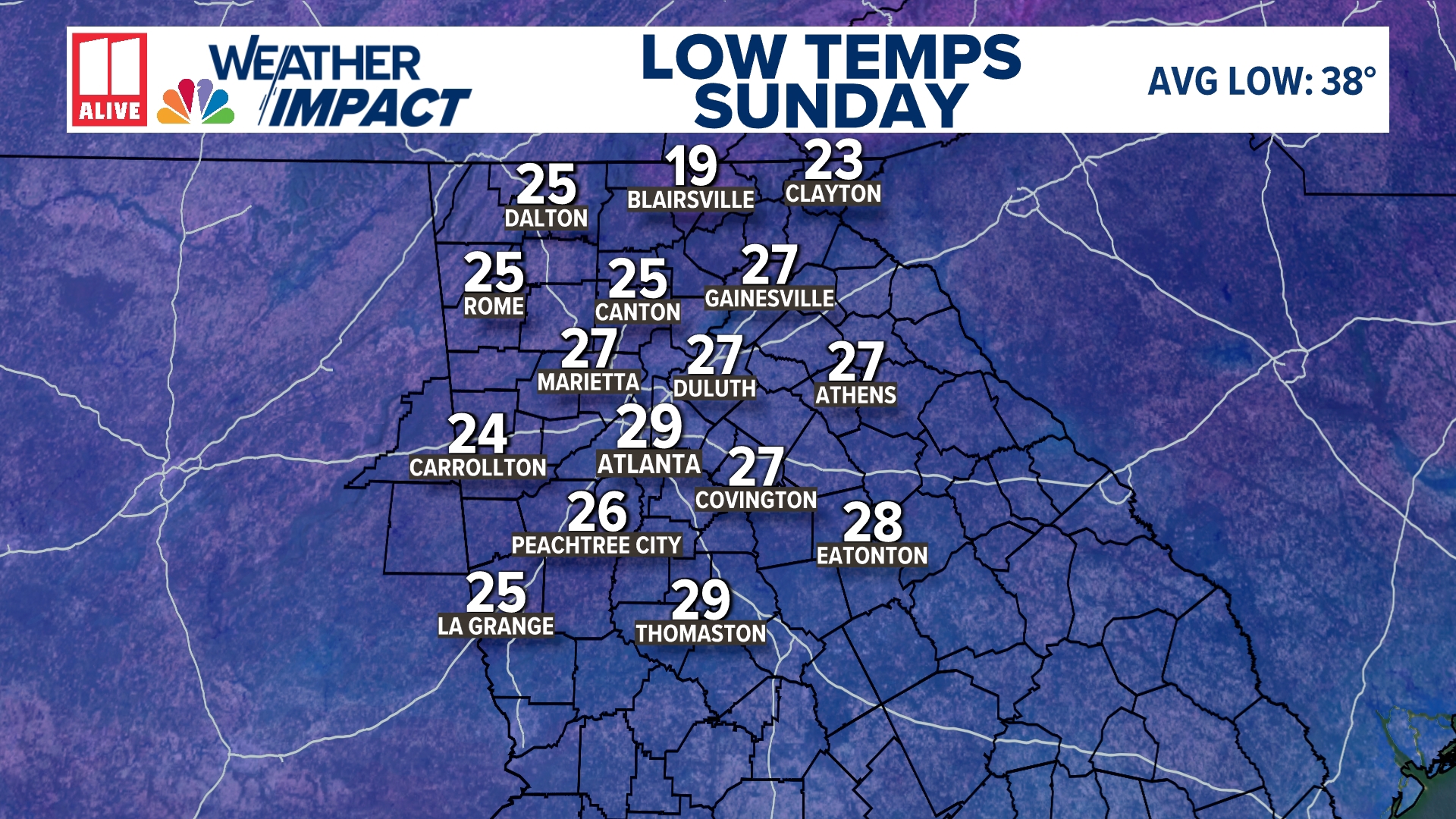 Atlanta weather tonight freezing temperatures on the way | 11alive.com