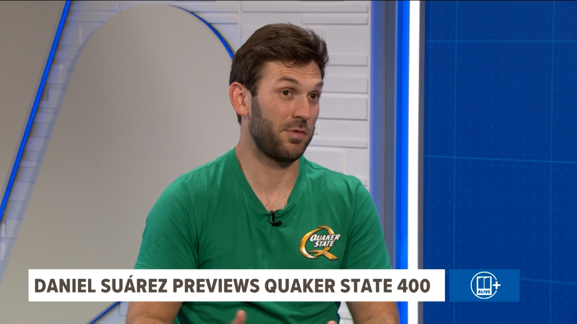 Daniel Suarez previews Quaker State 400 | 11alive.com
