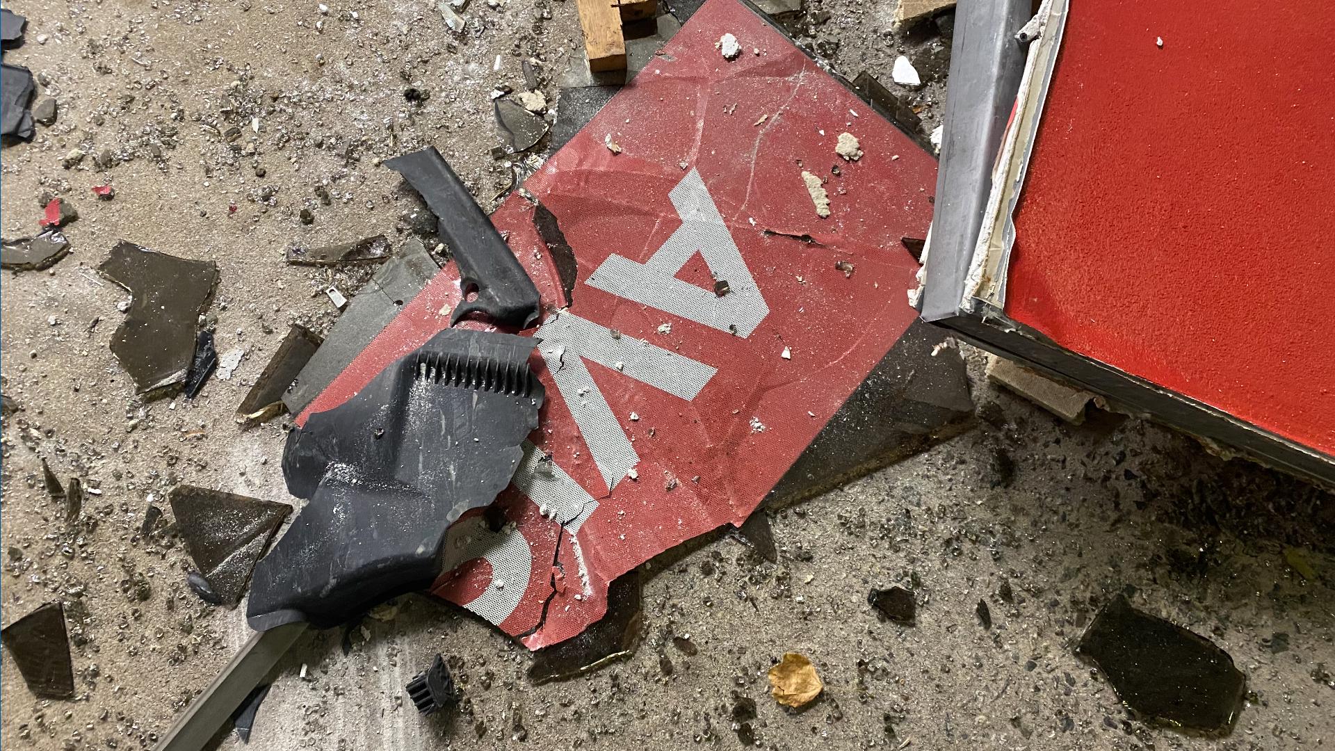 Car slams into Avis building in downtown Atlanta | 11alive.com