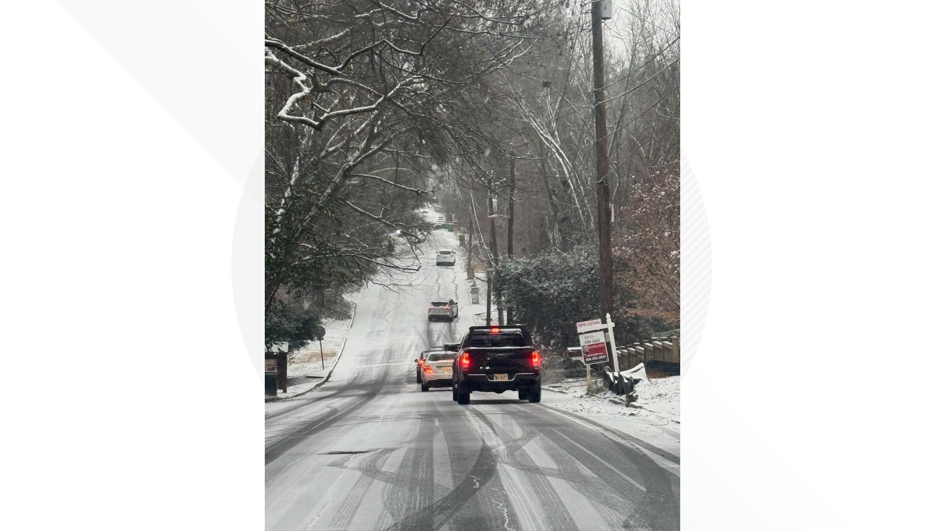 Georgia weather updates with winter storm impact Tuesday January 21 ...