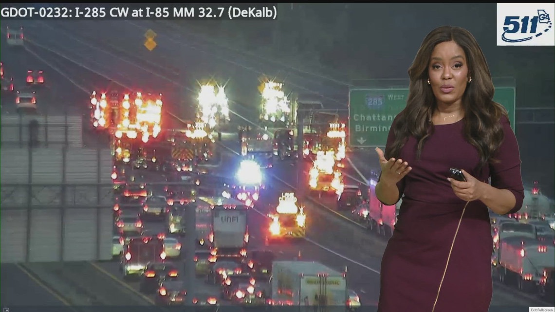 All lanes on I-85 ramp closed in DeKalb County due crash and other traffic impacts in metro ...