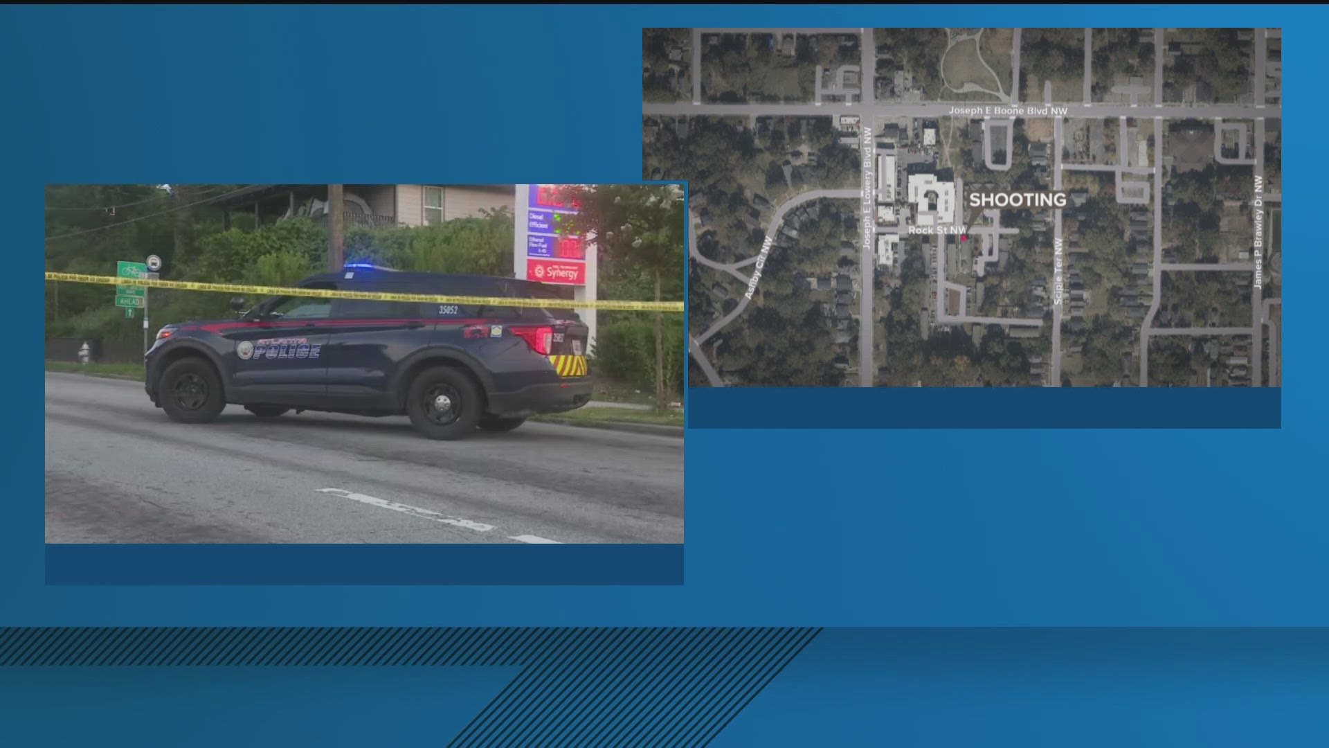 Deadly shooting on Rock Street, Joseph E. Lowery Boulevard in Atlanta ...
