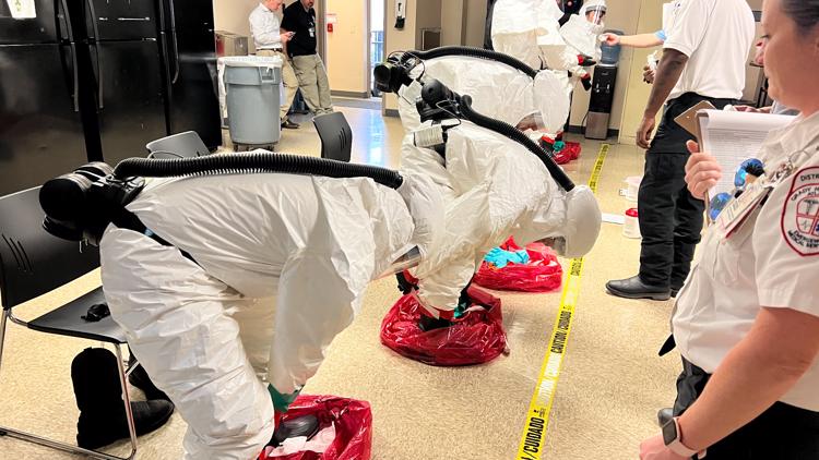 Grady EMS Biosafety Transport Team | Behind the scenes | 11alive.com